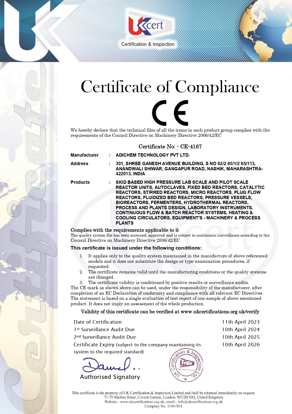 AdiChem Technology | Excellence in Lab and Pilot Scale Reactors